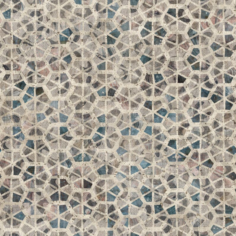 Chic Formal Grungy Geo Texture Seamless Pattern Stock Illustration ...