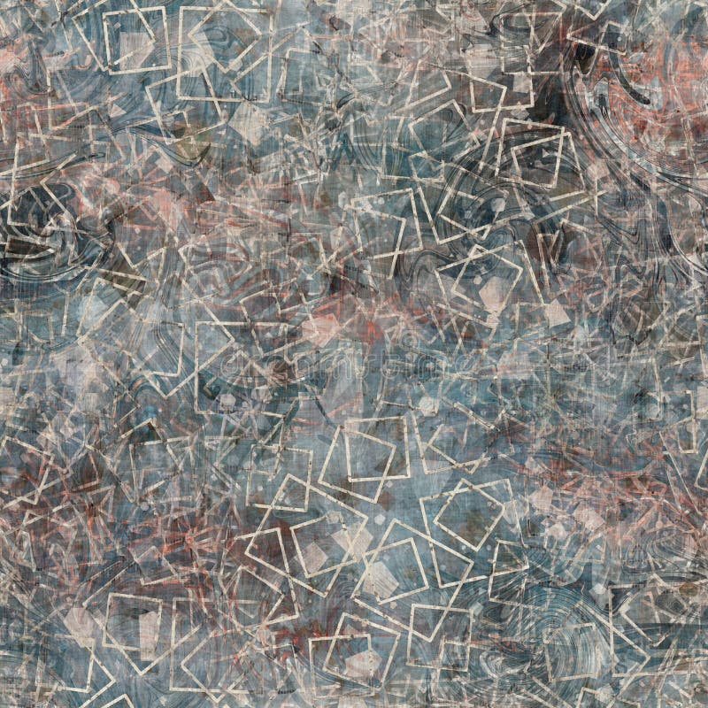 Chic Formal Grungy Geo Texture Seamless Pattern Stock Illustration ...
