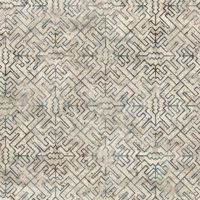 Chic Formal Grungy Geo Texture Seamless Pattern Stock Photo - Image of ...