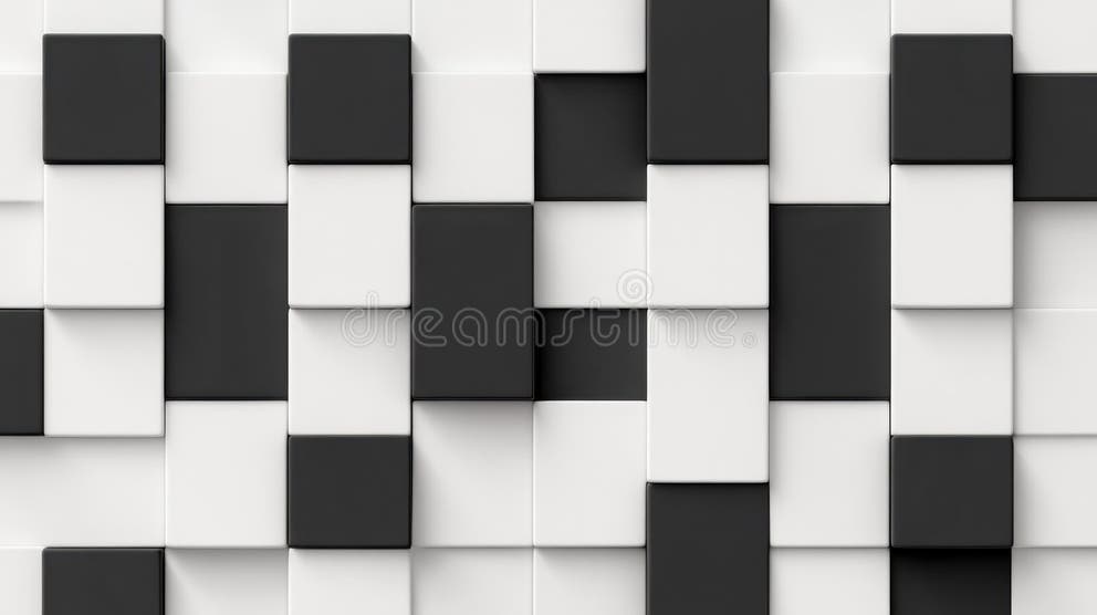 A Chic Gray and White Square Pattern, Perfect for a Modern Touch in ...