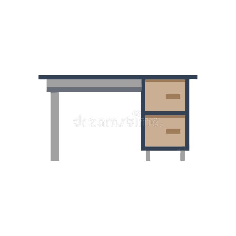 Chic L Shaped Desk Design Stock Illustrations – 5 Chic L Shaped Desk ...