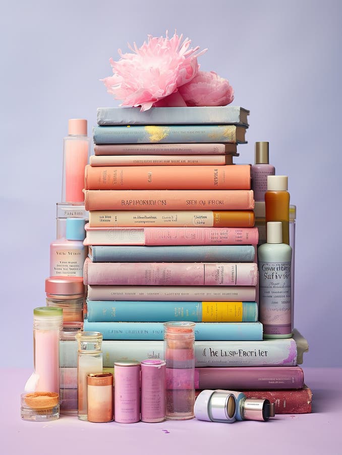Chic Learning and Beauty Stash: Pastel Books with Pastel Makeup ...