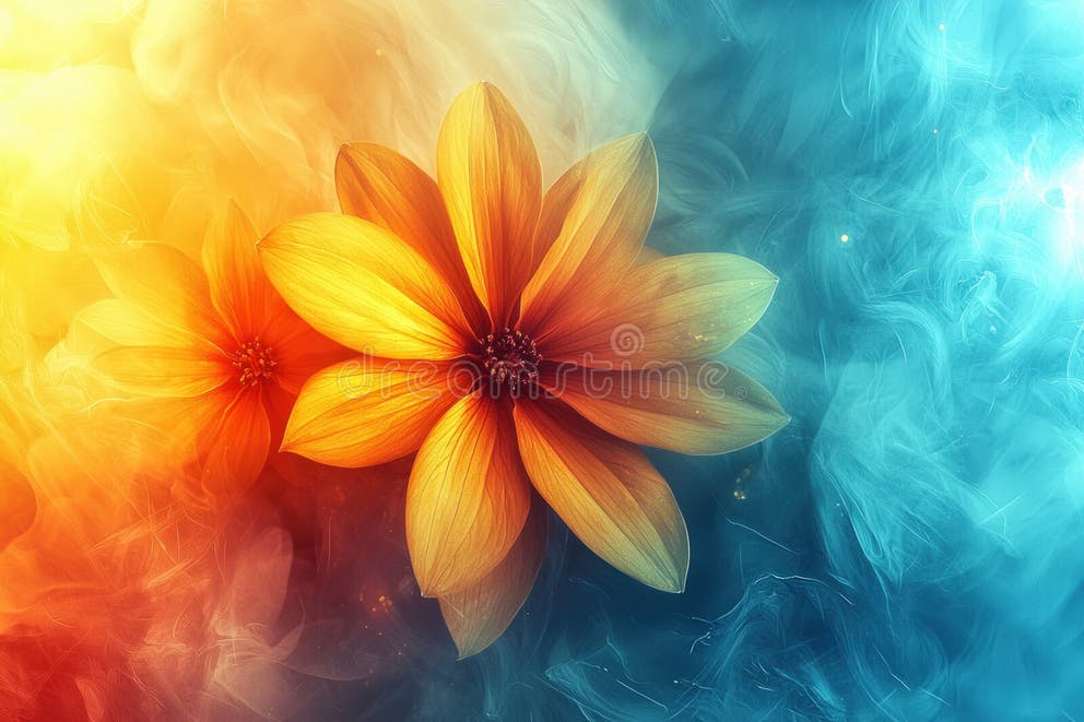 A Chic Modern Floral Background Featuring Contemporary Floral Designs ...