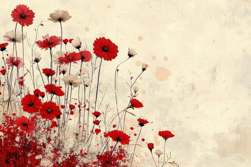 A Chic Modern Floral Background Featuring Contemporary Floral Designs ...