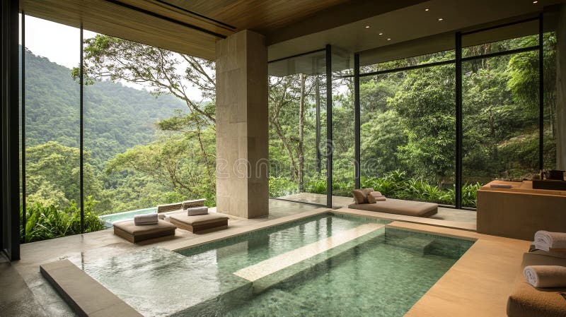 A Chic Modern Spa Retreat with Infinity Pools and Minimalist Interiors ...