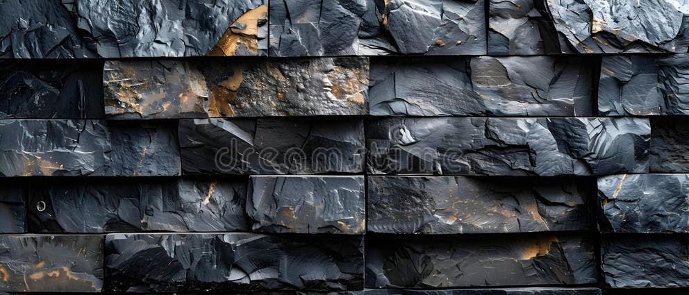 Chic Monochrome Slate Texture for Design Backdrops. Concept Monochrome ...
