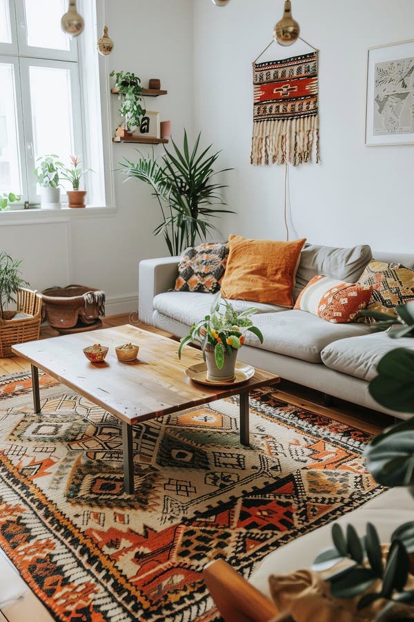Chic Scandi-boho Living Room with a Blend of Minimalist Scandinavian ...