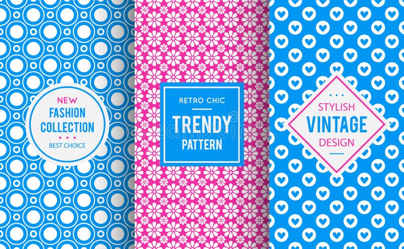 Chic seamless pattern stock vector. Illustration of chic - 89207135