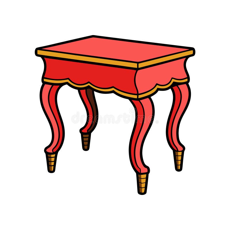 Swag Leg Table Stock Illustrations – 5 Swag Leg Table Stock ...