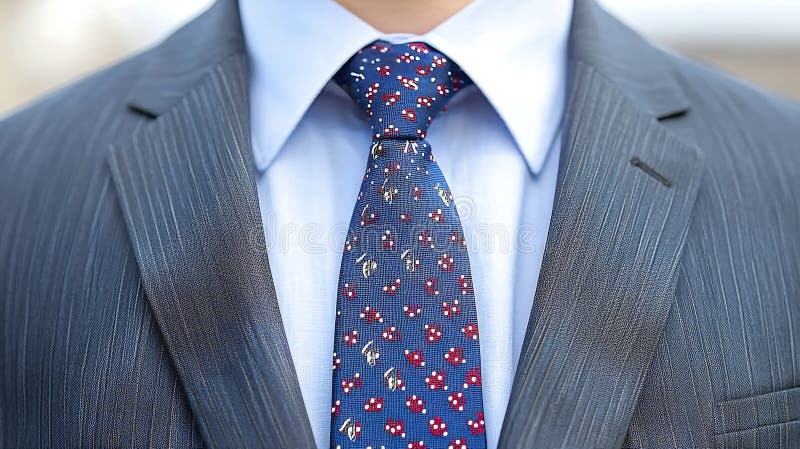 Chic Thanksgiving Tie Featuring a Subtle Cornucopia and Apple Design ...
