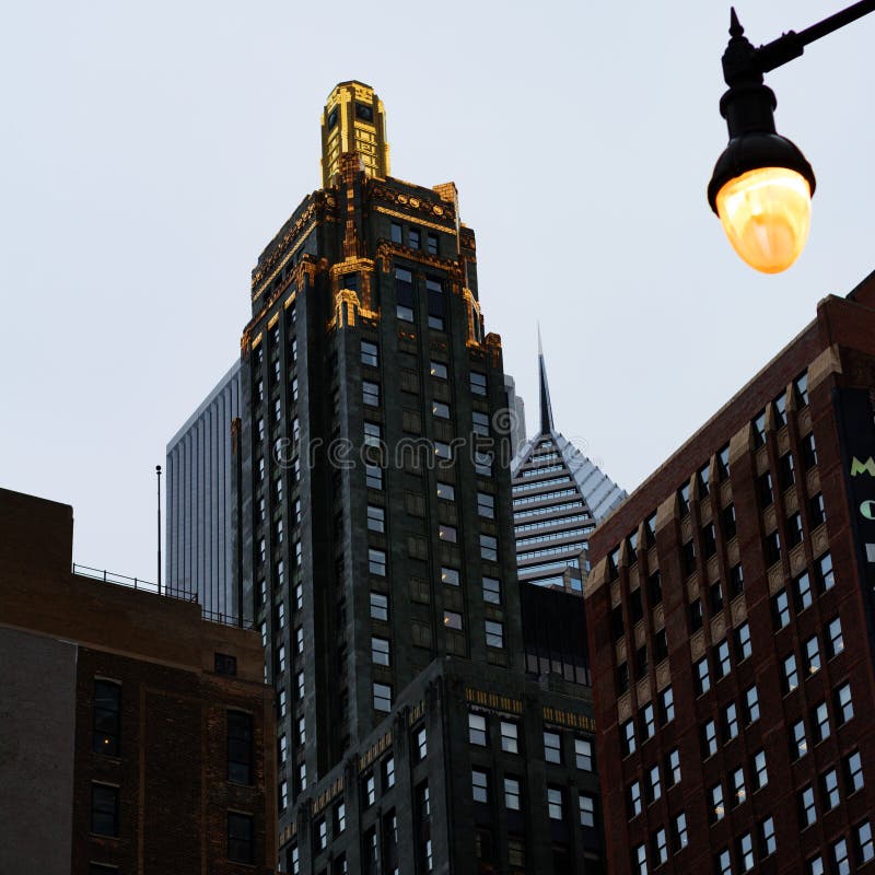 Chicago fotografía editorial. Imagen de condominio, fachada - 56603302