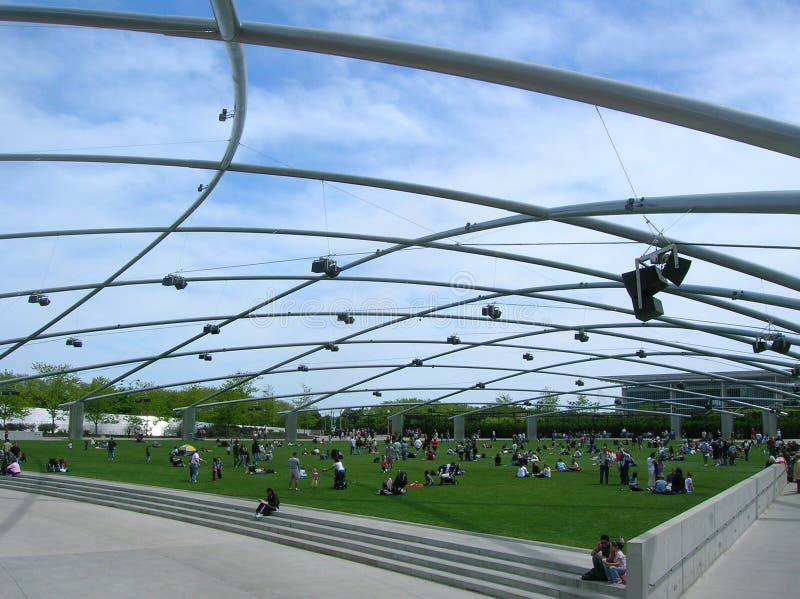 Chicago editorial photography. Image of shell, space, pritzker - 9559697