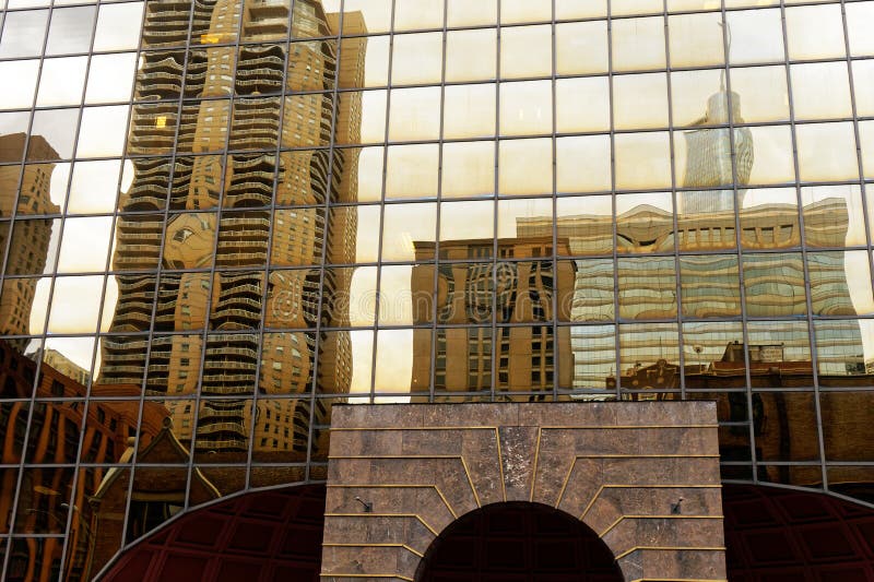 Distorted Building Reflection Picture. Image: 130083