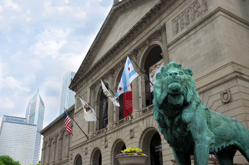 Instituto Del Arte De Chicago Fotografía editorial - Imagen de ...