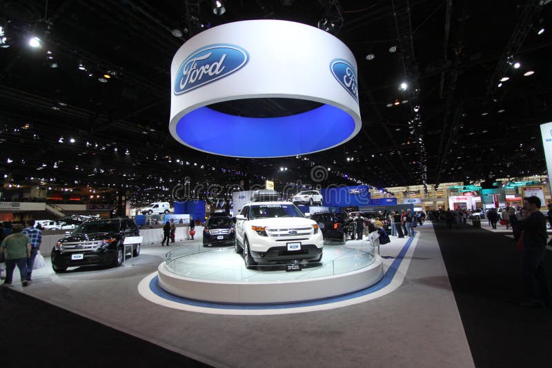 Chicago auto show editorial photo. Image of america, design - 18292556