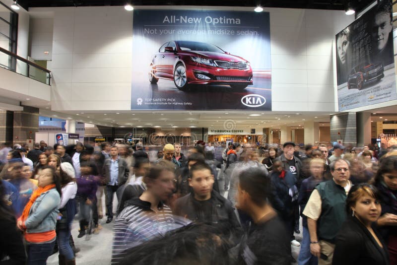 Chicago Auto Show editorial stock photo. Image of large - 18403203