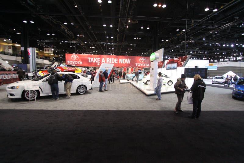 Chicago auto show 2011 editorial photography. Image of motor - 18292157