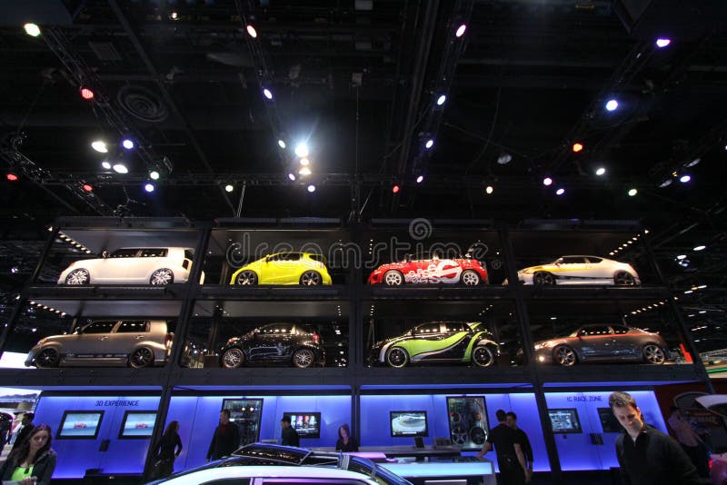 Chicago auto show 2011 editorial stock image. Image of february - 18292509