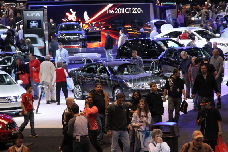 Chicago auto show 2011 editorial stock image. Image of design - 18464244
