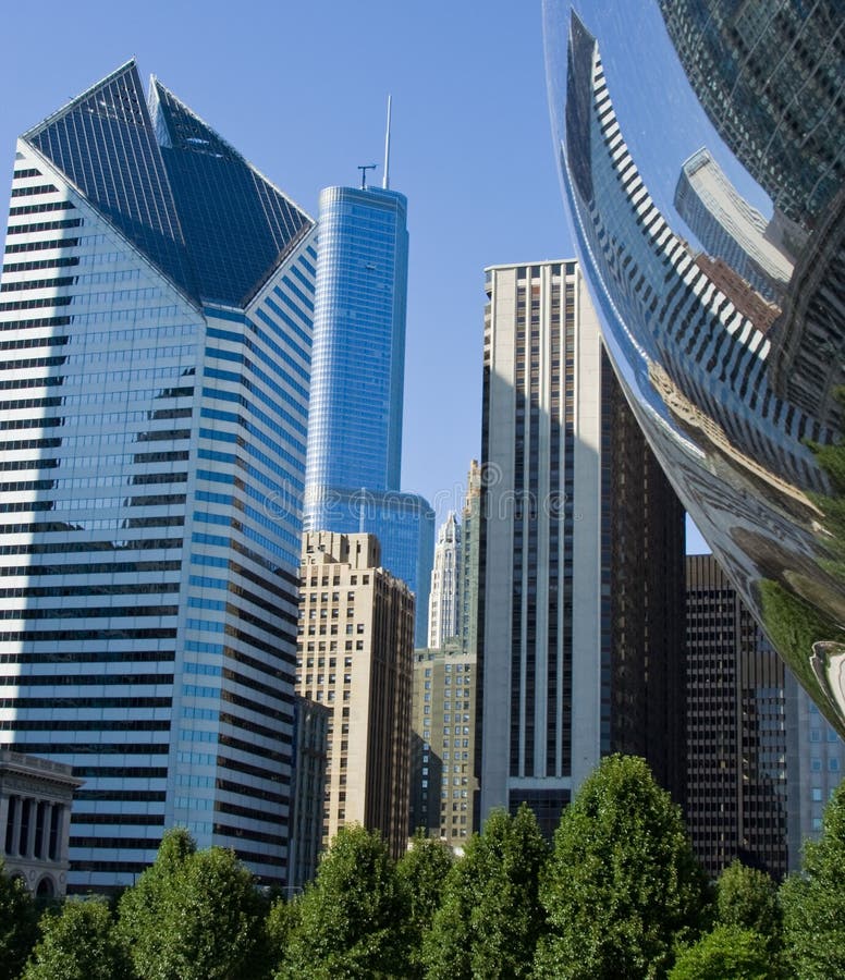 Chicago and Bean editorial photography. Image of reflection - 22824107