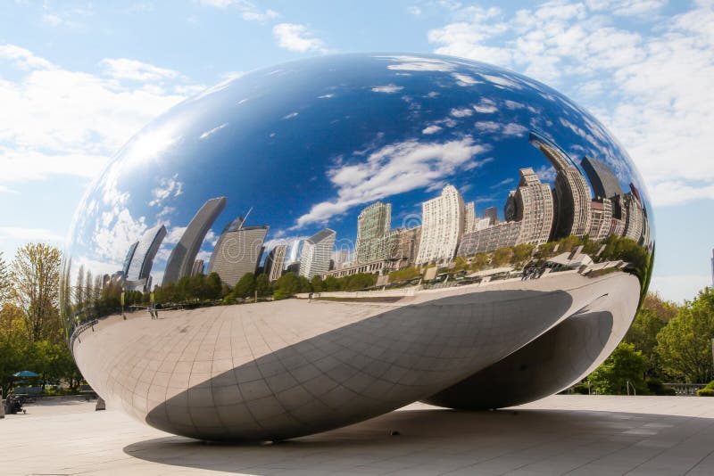 Chicago Bean editorial photo. Image of rise, illinois - 24409966