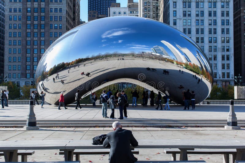Chicago bean editorial photography. Image of group, large - 28728937