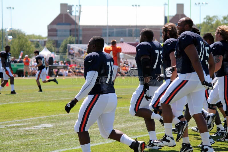 Chicago Bears Training Camp Editorial Stock Photo - Image of colorful ...