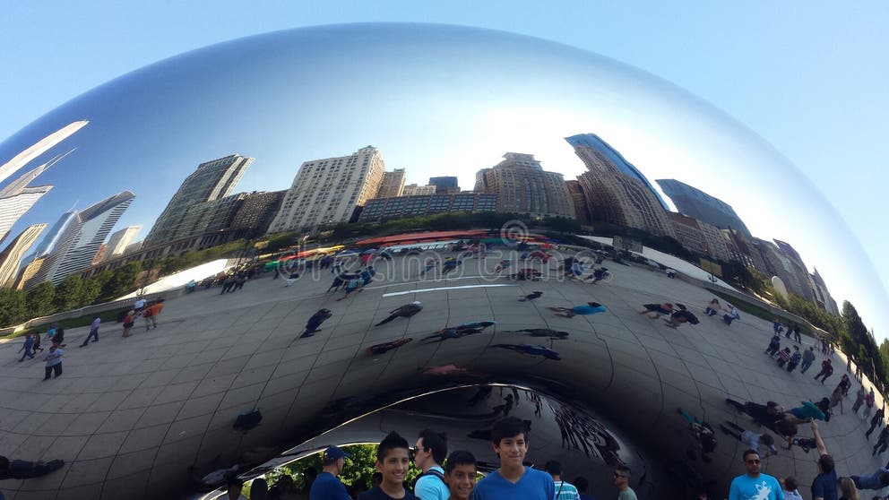 Chicago big bean editorial image. Image of city, bean - 47962885