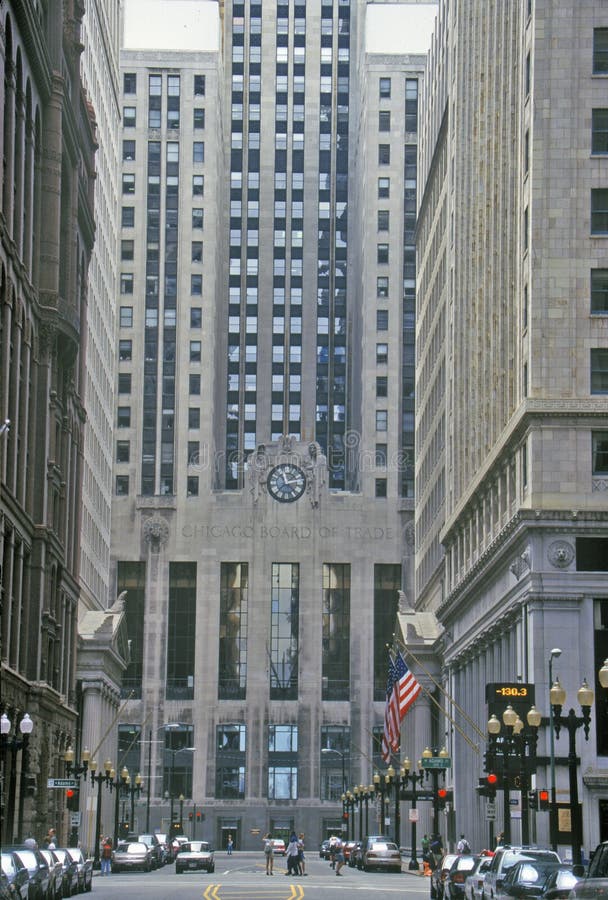The Chicago Board of Trade, Chicago, Illinois Editorial Image - Image ...