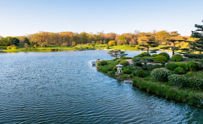 Chicago Botanic Garden stock photo. Image of bricks, eerie - 43722146