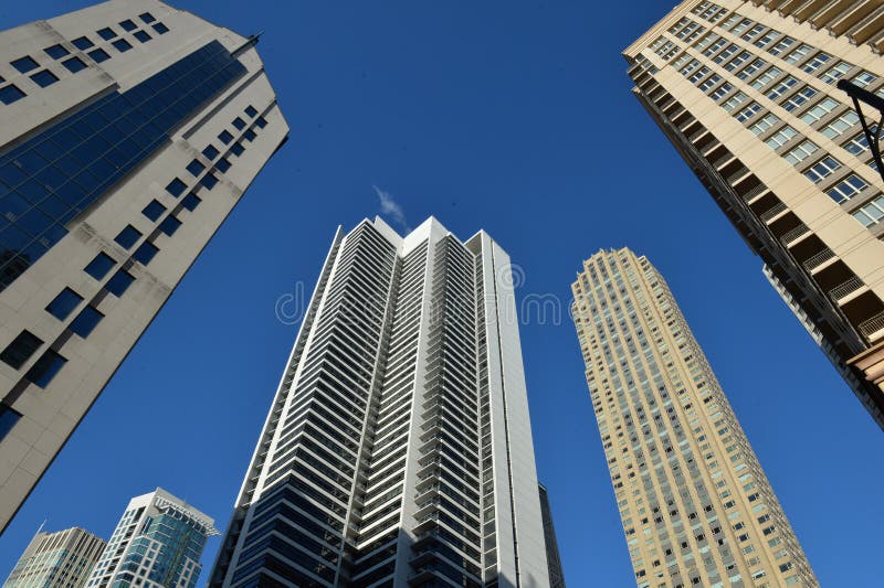 Chicago Building Downtown Loop Stock Photo - Image of metropolitan ...