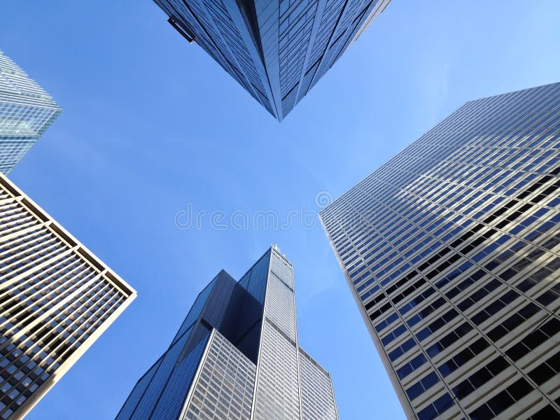 Chicago buildings editorial photography. Image of willis - 21919047