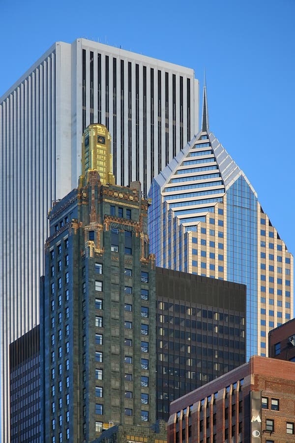 Chicago buildings stock photo. Image of modern, tower - 39835036