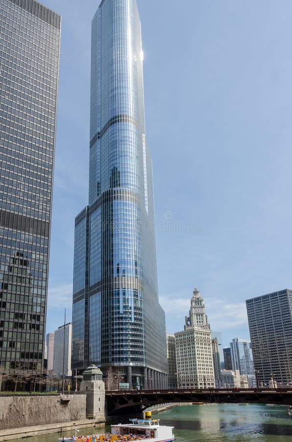 Chicago buildings stock image. Image of modern, city - 53097145