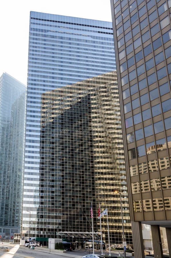 Chicago buildings stock photo. Image of downtown, background - 58092454