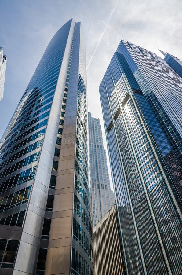 Chicago buildings stock image. Image of town, travel - 90641109