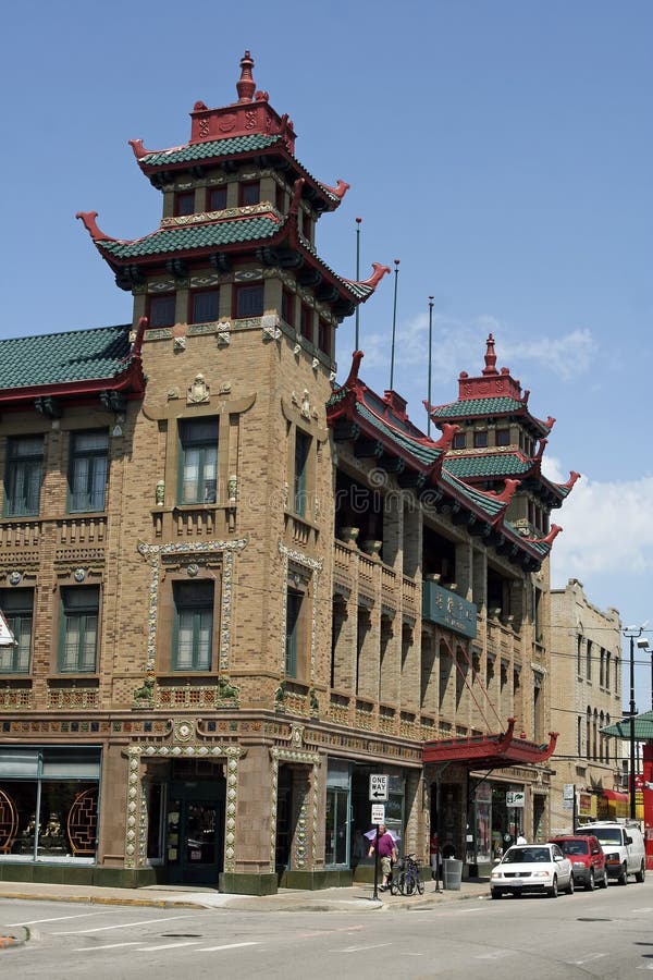 Chicago Chinatown editorial image. Image of america, influence - 21079055