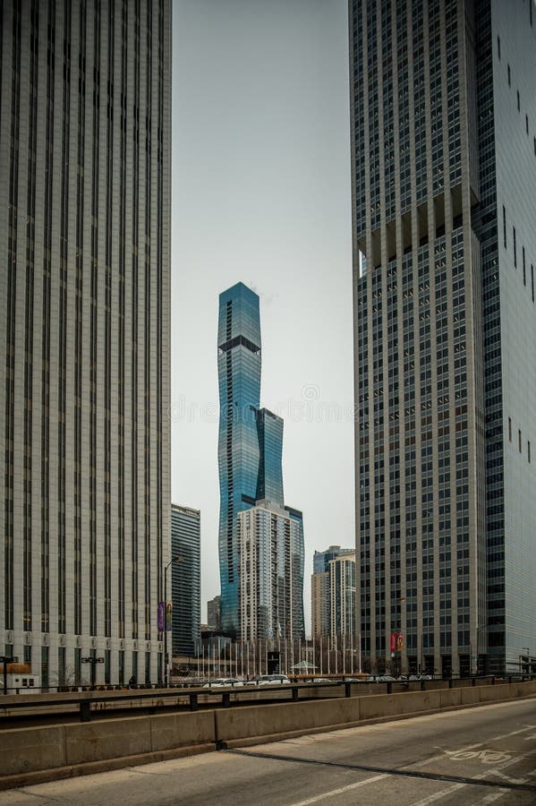 Chicago City Downtown Architecture and Street Scenes Editorial Stock ...