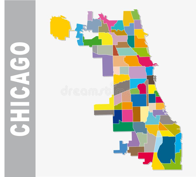 Chicago Map Vector Stock Illustrations – 1,300 Chicago Map Vector Stock ...