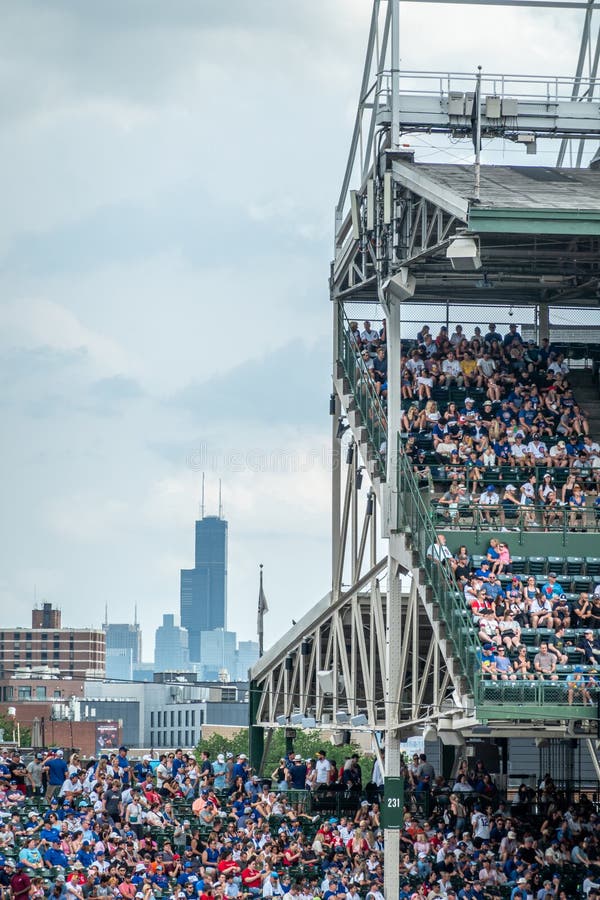 Chicago Cubs Wrigley Field Baseball Stadium Scenes Editorial Image ...