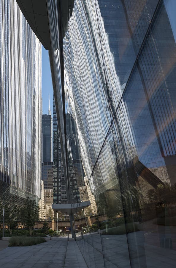 Chicago Downtown Architecture Stock Photo - Image of skyline ...