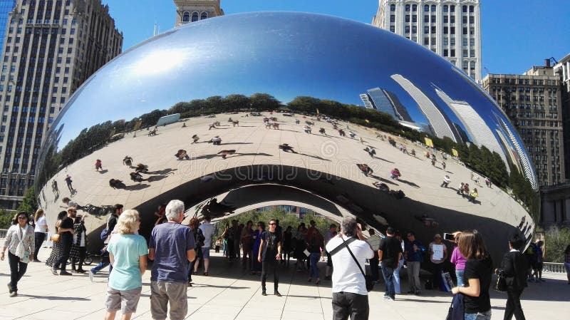 Chicago editorial stock image. Image of bean, chicago - 83089429