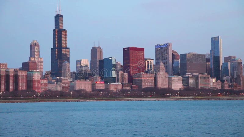 Chicago Downtown the Beautiful Windy City Stock Footage - Video of ...