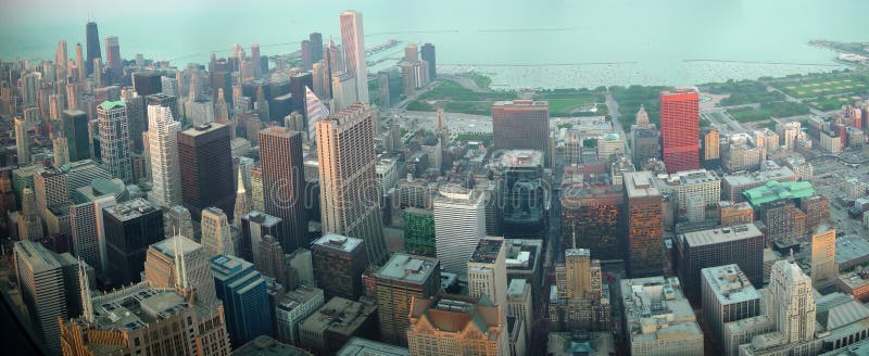 Chicago Du Centre De Sears Tower Photo stock - Image du population ...
