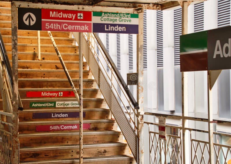. Stairs at the Orange Train Station, Leading To the Underpass that ...