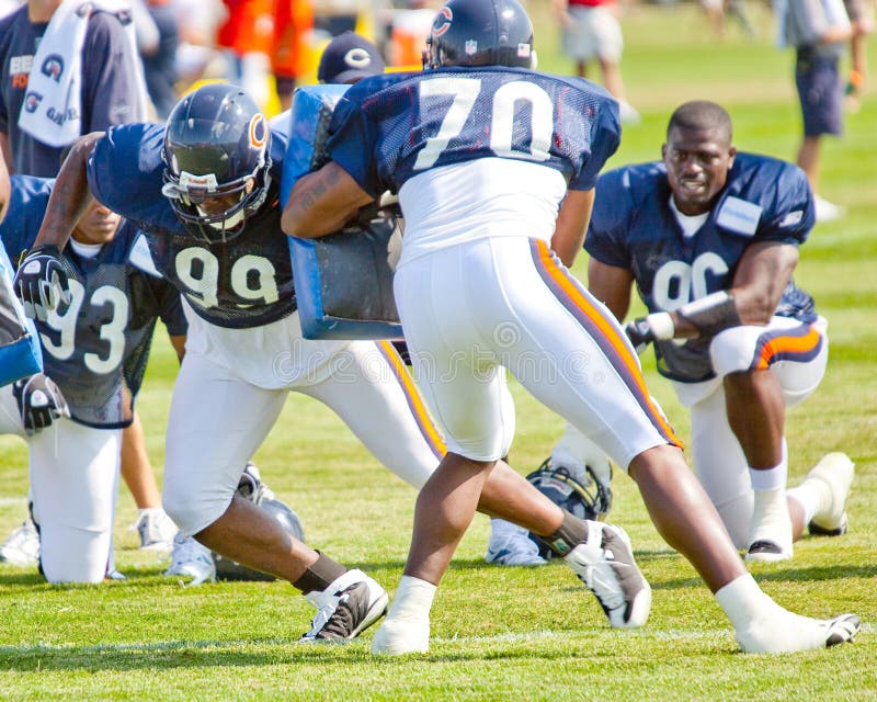 Chicago Football editorial stock image. Image of practice - 10464804