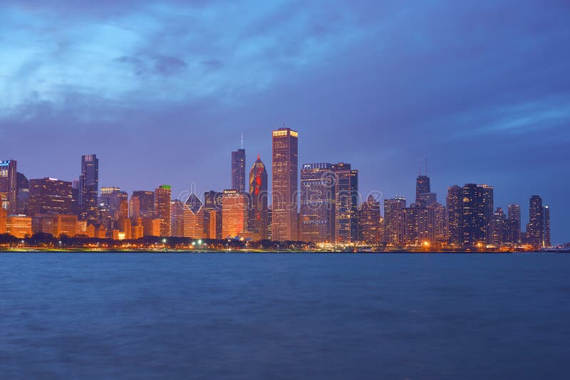 Chicago editorial photography. Image of modern, tower - 95357277