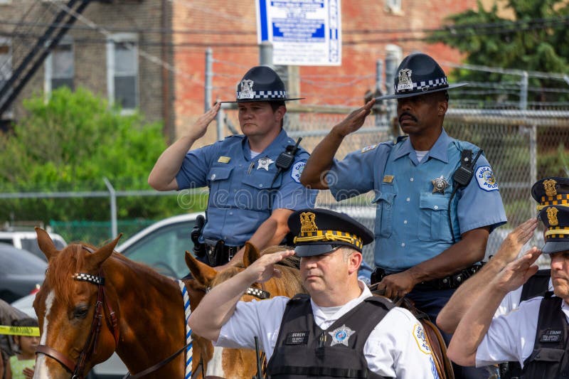Chicago, IL - 4-30-2015: Chicago Police Memorial Editorial Image ...
