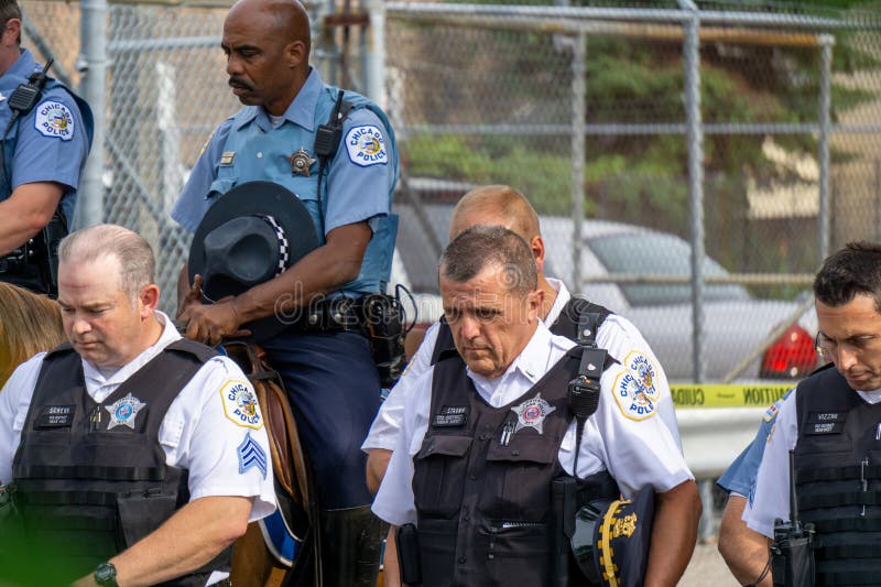 Chicago, IL - 4-30-2015: Chicago Police Memorial Editorial Stock Image ...