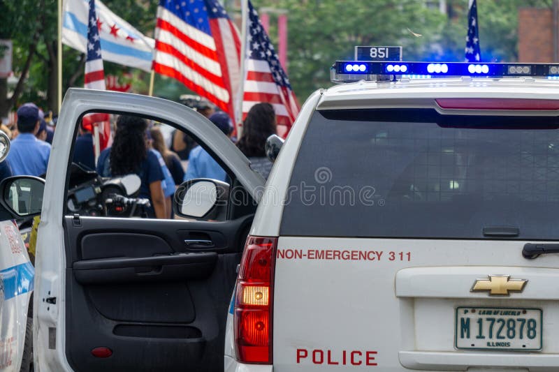 Chicago, IL - 4-30-2015: Chicago Police SUVs Editorial Photography ...